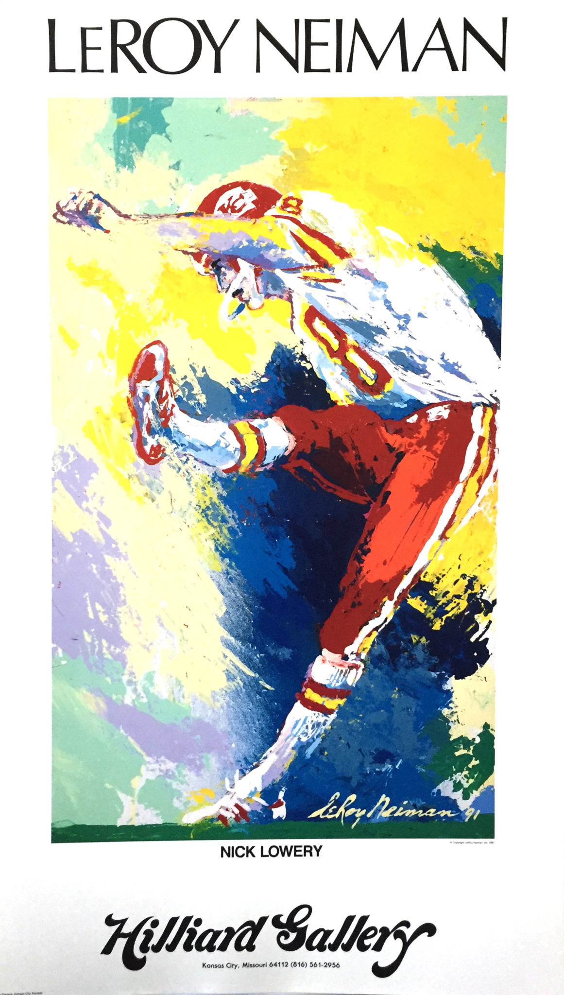 Nick Lowery – LeRoy Neiman